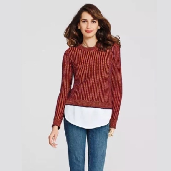 CAbi | Sweaters | Cabi Lava Stripe Sweater 89 | Poshmark